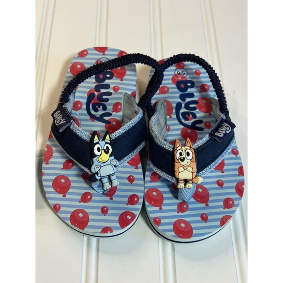 Ground Up | Shoes | Bluey Toddler Flip Flop Sandals Wstrap Pick 56 ...